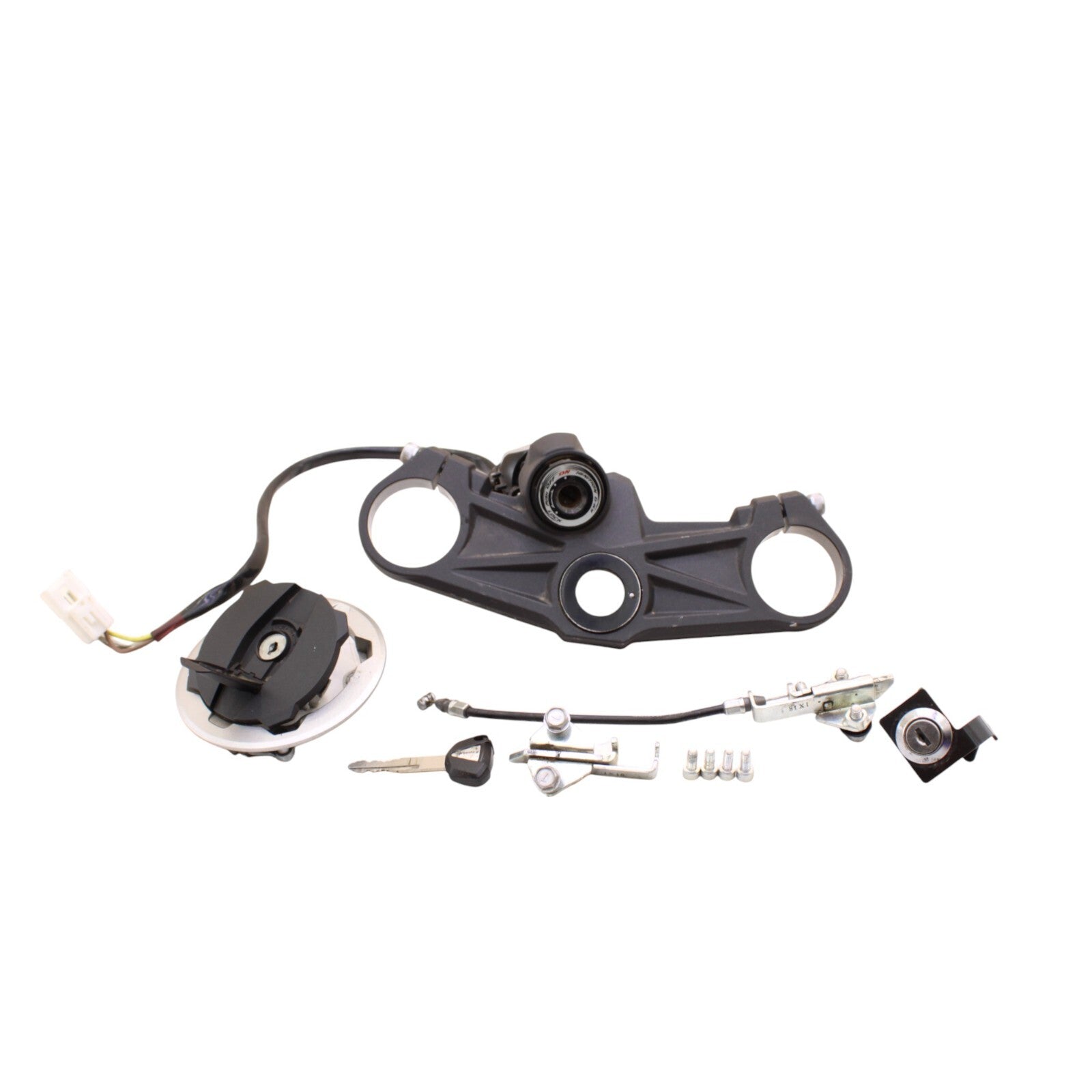 2019 - 2025 KAWASAKI NINJA ZX6R IGNITION LOCK SET KEY BOLTS GAS CAP OE ...